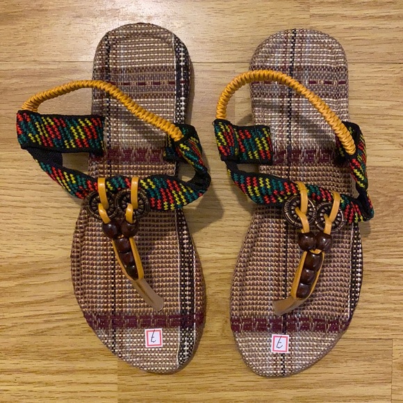 Shoes | Nwot Boho Sandals | Poshmark